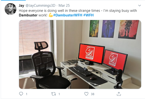 Deep Silver Dambuster Studio's Top Tips for Working from Home ...